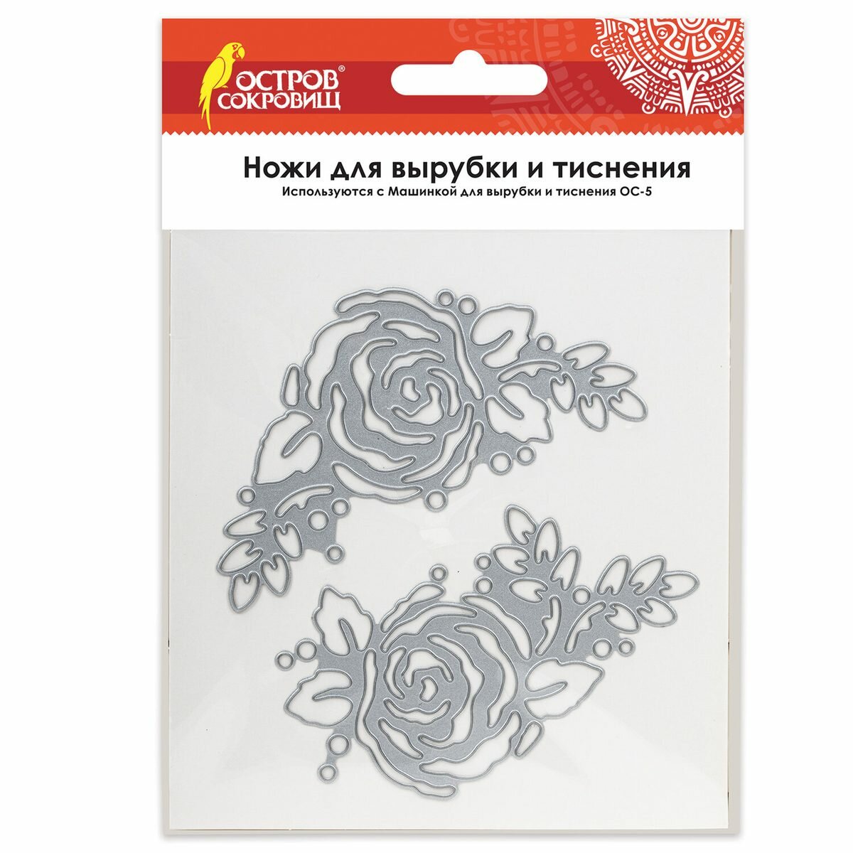 Ножи Остров сокровищ "Розы" для Машинки для вырубки и тиснения ОС-5, 2шт, 110,8х113мм (861-117-015)