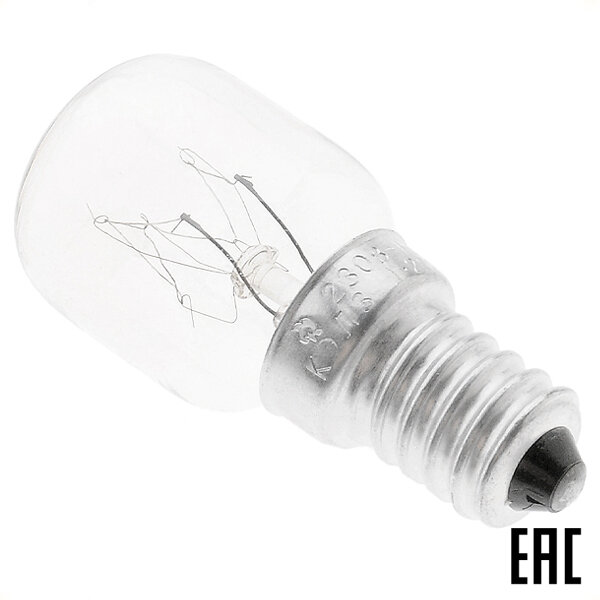 Лампа накаливания прозрачная бэлз, кэлз, сэлз-лисма, уэлз 15Вт РН 230-15 Т25 15Вт Е14 (15 шт. в комплекте)