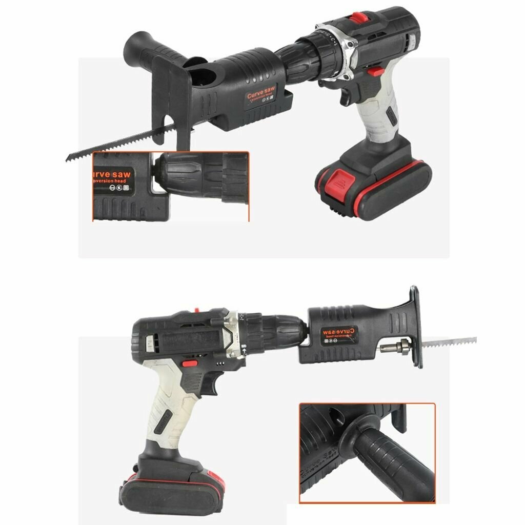 (1 комплект) Ручная электрическая дрель, модифицированная лобзиком