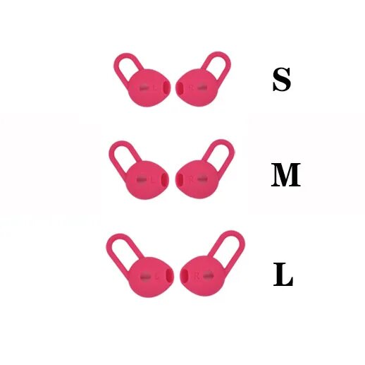 Силиконовые амбушюры для Huawei Honor AM66 Xsport PRO Rose S M L 3pair