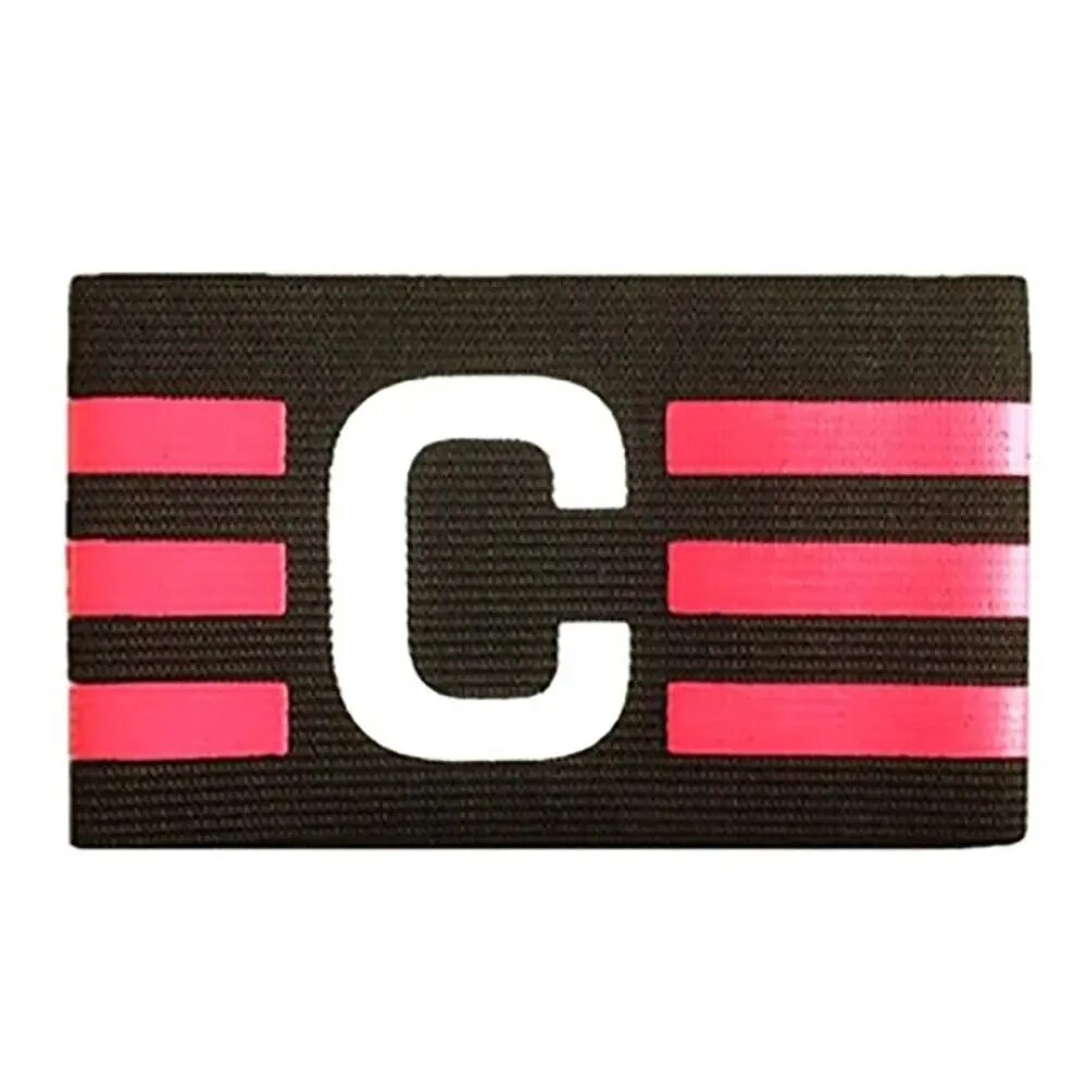 2024 капитанская повязка на руку, эластичная футбольная повязка на руку, сделай сам, 31*6,5 см, значок на рукаве, школьная награда для детей Розовый, Black