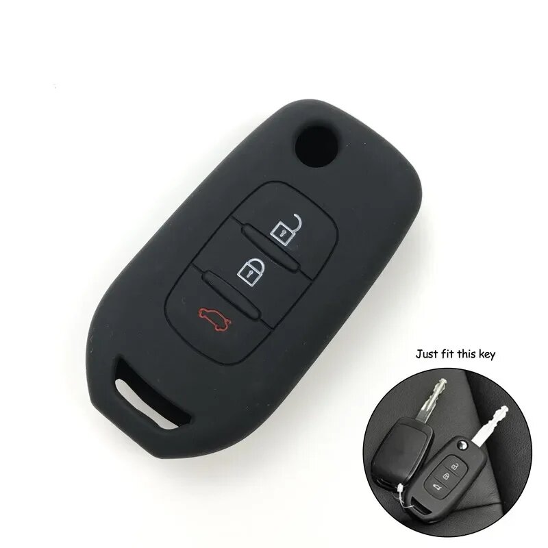 DoColors 3-кнопочный силиконовый резиновый чехол для автомобильного ключа для LADA Vesta Granta XRay Kalina Priora Sedan Sport для Renault для Benz K