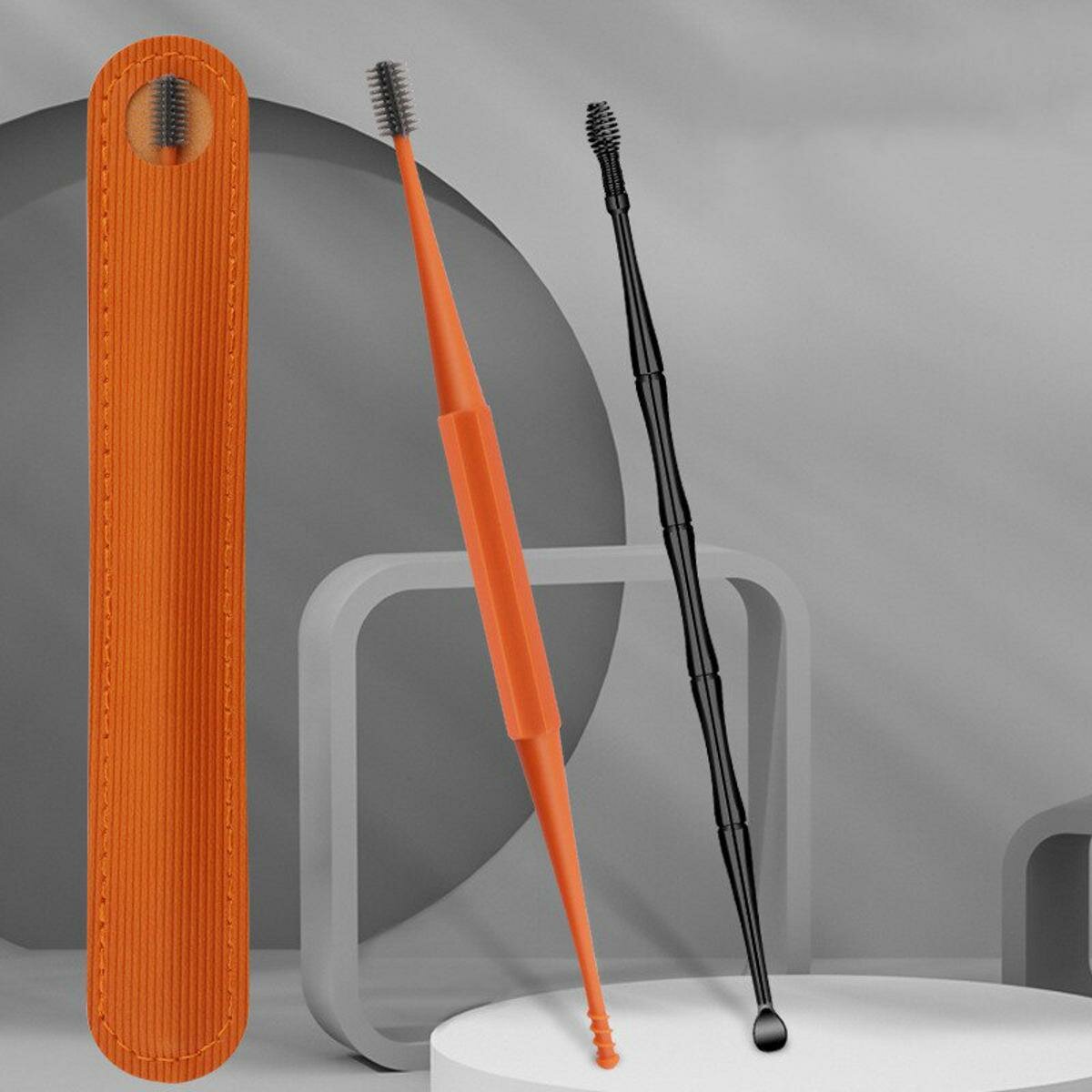 Шт./набор инструментов для удаления ушной серы, палочки для чистки ушей, силиконовый инструмент для удаления ушной серы, двойной очиститель ушей со спиралью на 360°