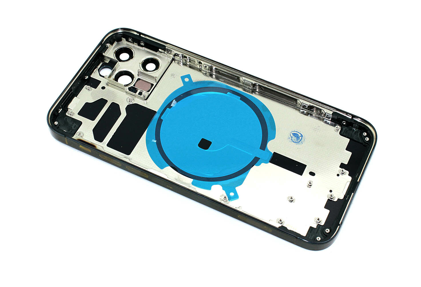 Задняя крышка (корпус) в сборе с рамкой для Apple iPhone 12 Pro синяя