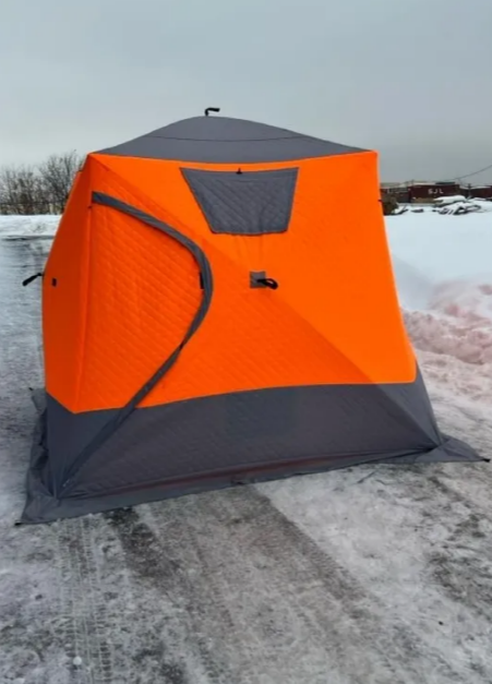 Палатка terbo CW 240х240 см, для зимней рыбалки, трехслойная