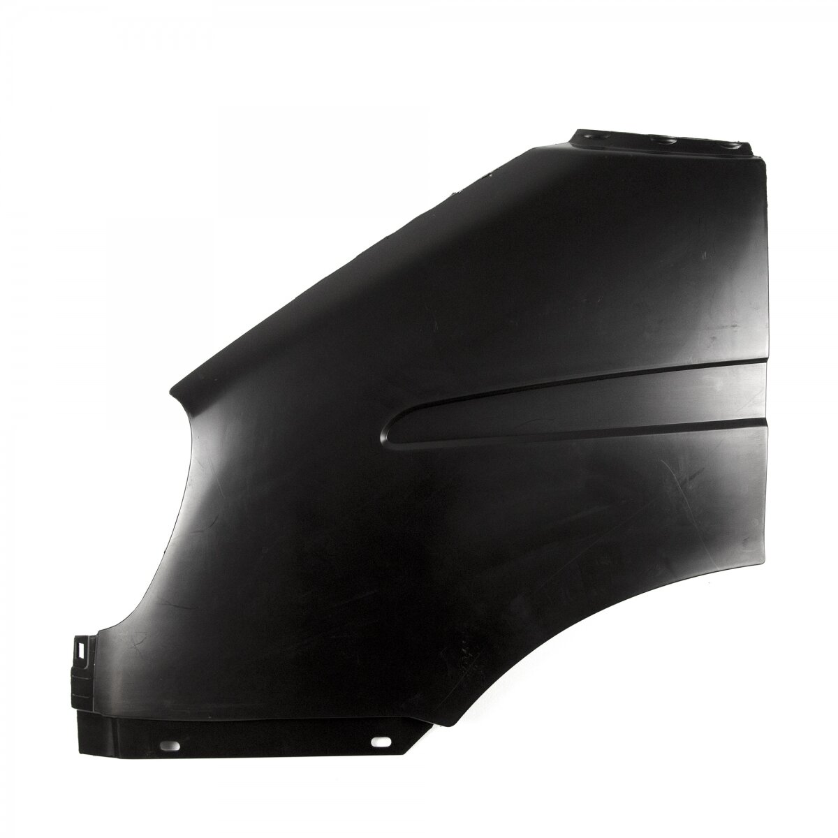Крыло для а/м Газель левое черное (под покраску) пластиковое литье