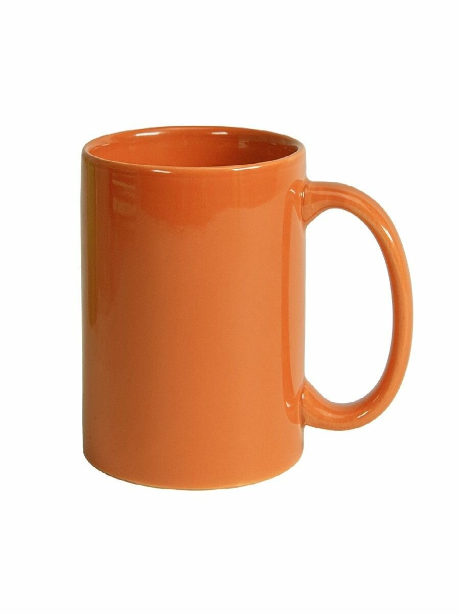 Кружка "DECOL" для деколи, 330 мл, d 82 мм, премиум, оранжевая