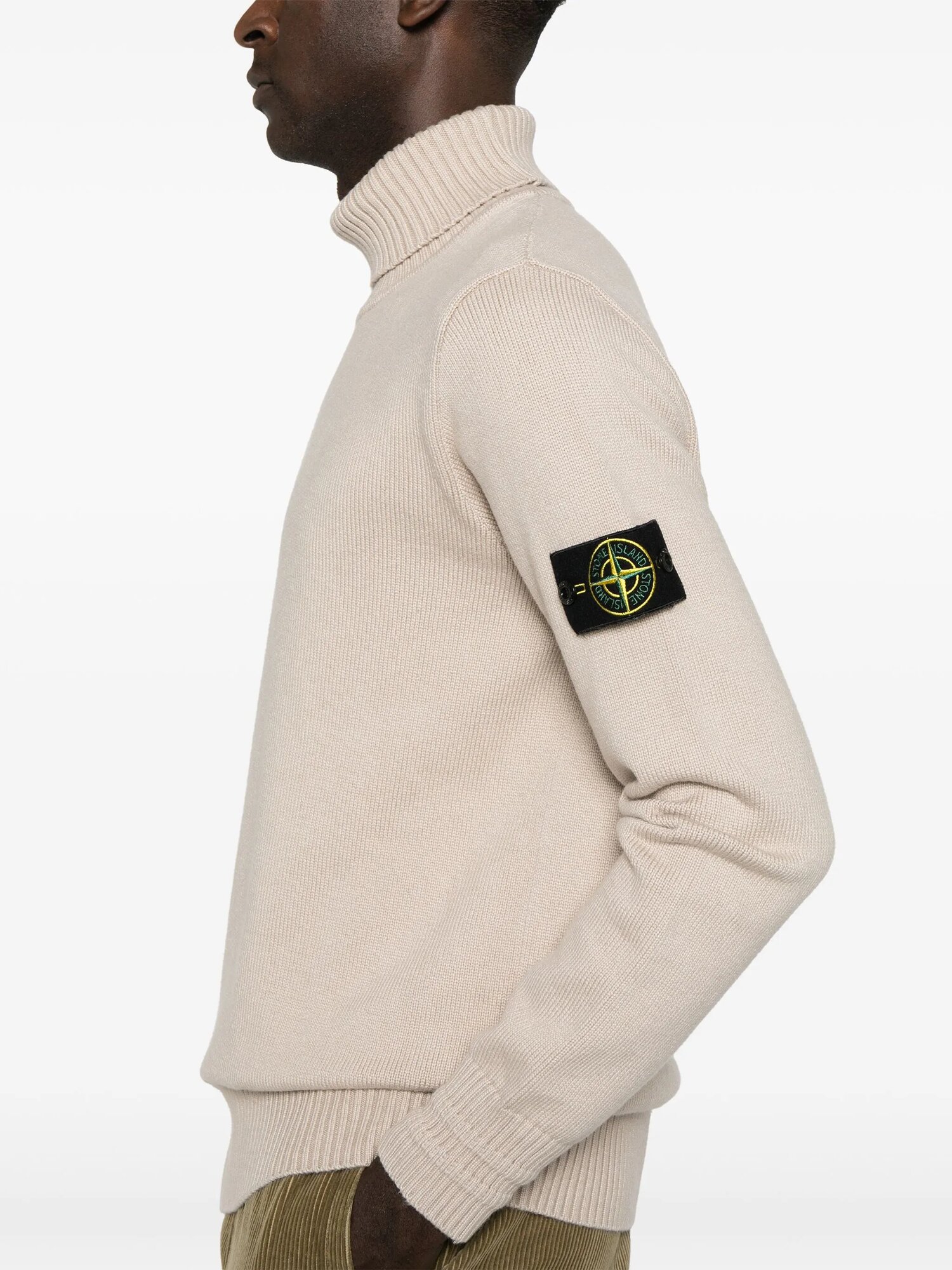 Джемпер Stone Island Compass, размер XL, бежевый — фото 1