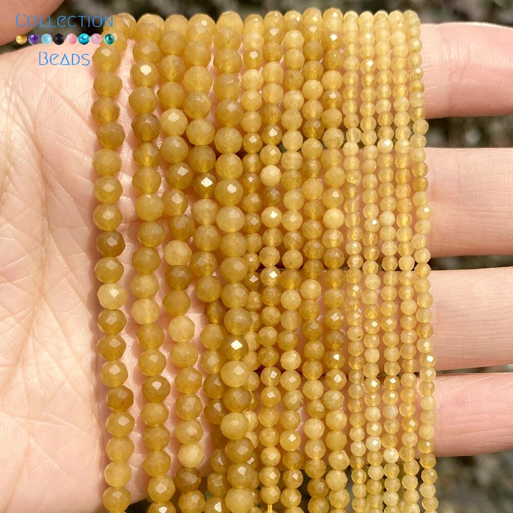 Бусины Citrine 3 мм, натуральный камень, 105 шт