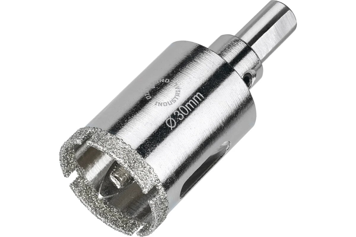 Diamond Industrial DIDCSC030 алмазная коронка по керамограниту и керамике центрир. сверлом