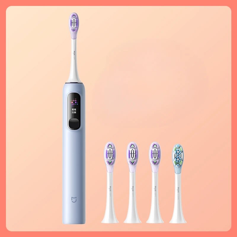Электрическая зубная щетка Mijia Pro Blue, 3 головки