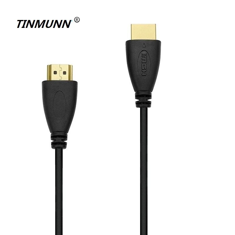 HDMI кабель 2 м, золотистое покрытие, 1.4, 1080P, 3D