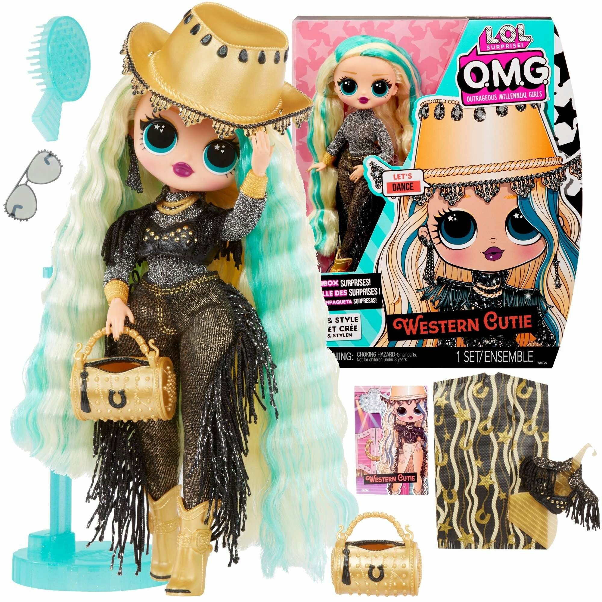 Кукла LOL Surprise OMG Western Cutie - Кукла с стиле Вестерн с аксессуарами Серия 7 - Лол 588504