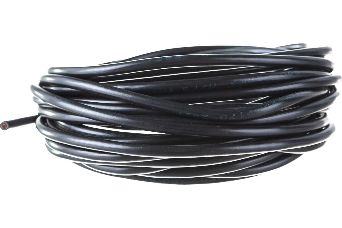 ПУГВ Торкабель 1,5 мм² черный медный провод 5 м в упаковке 0749524536816