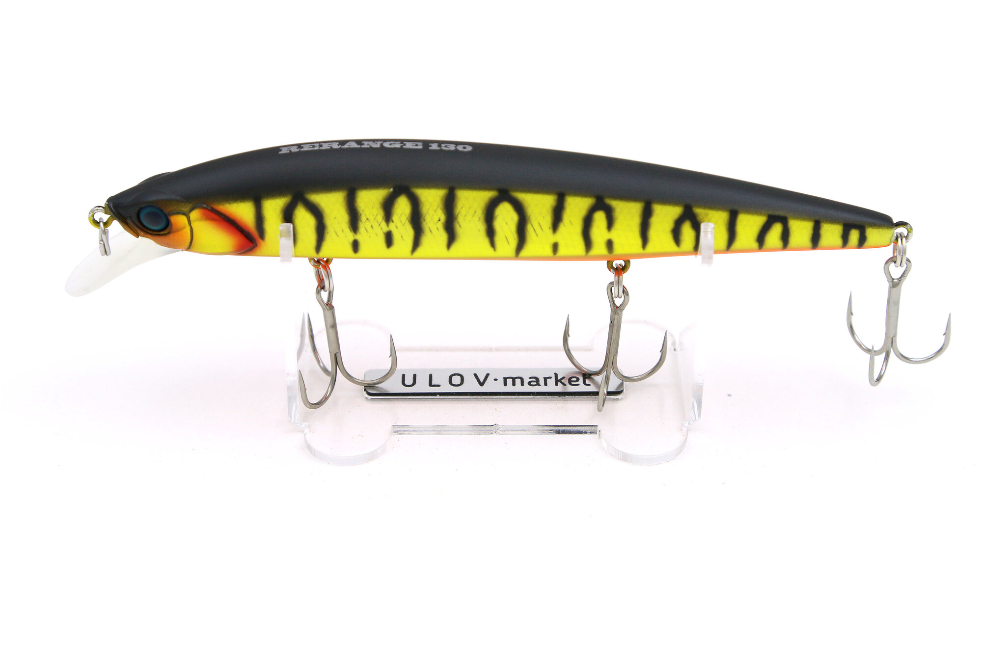 Воблер JACKALL Rerange Minnow 130SP 21.5г Загл. до 1.5м #Mat cold tiger