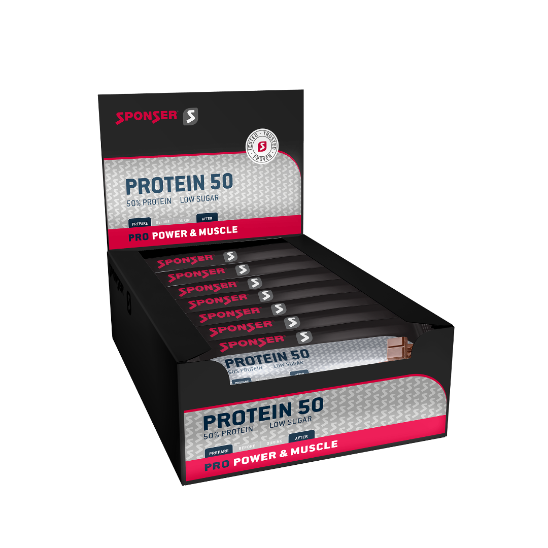 Протеиновые батончики Sponser "Proteinbar" 50, шоколад, 25 шт.