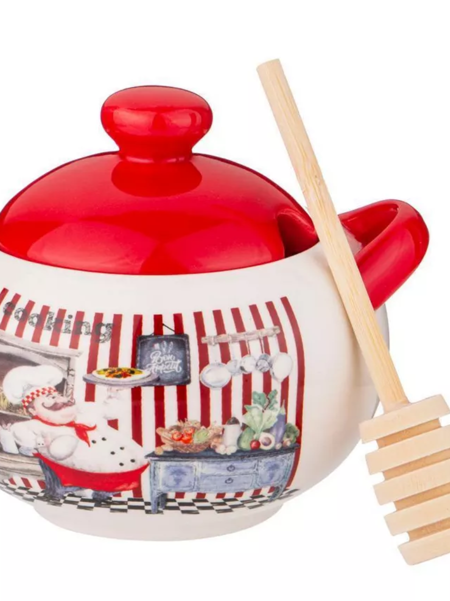 !09 банка для меда коллекция "BELLISSIMO" 13,7*11,5*10,5 СМ