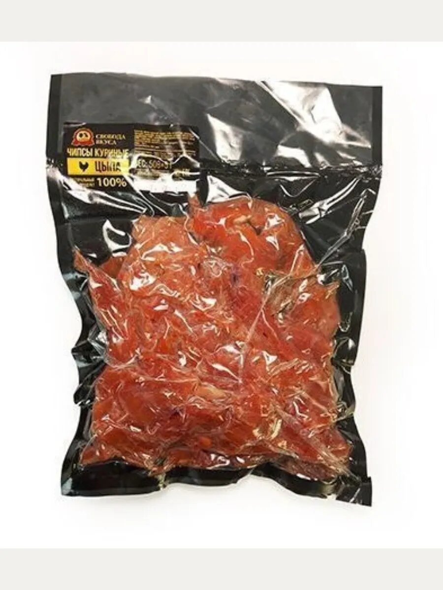 Мясные чипсы "Либерти" Курица, без ГМО, в вакуумной упаковке, 500 г