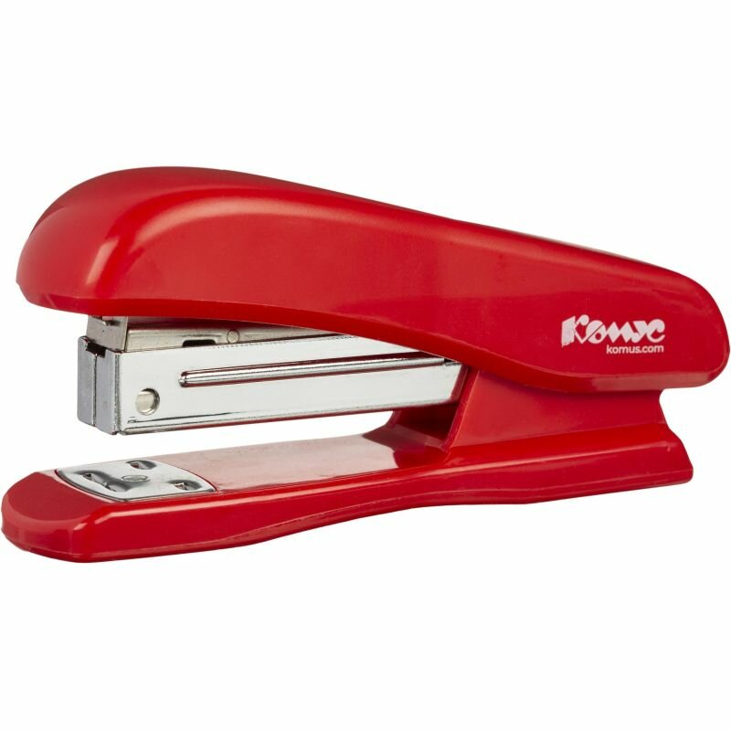 Комус Степлер, Secundo, для скоб №24/6, до 20 листов, красный