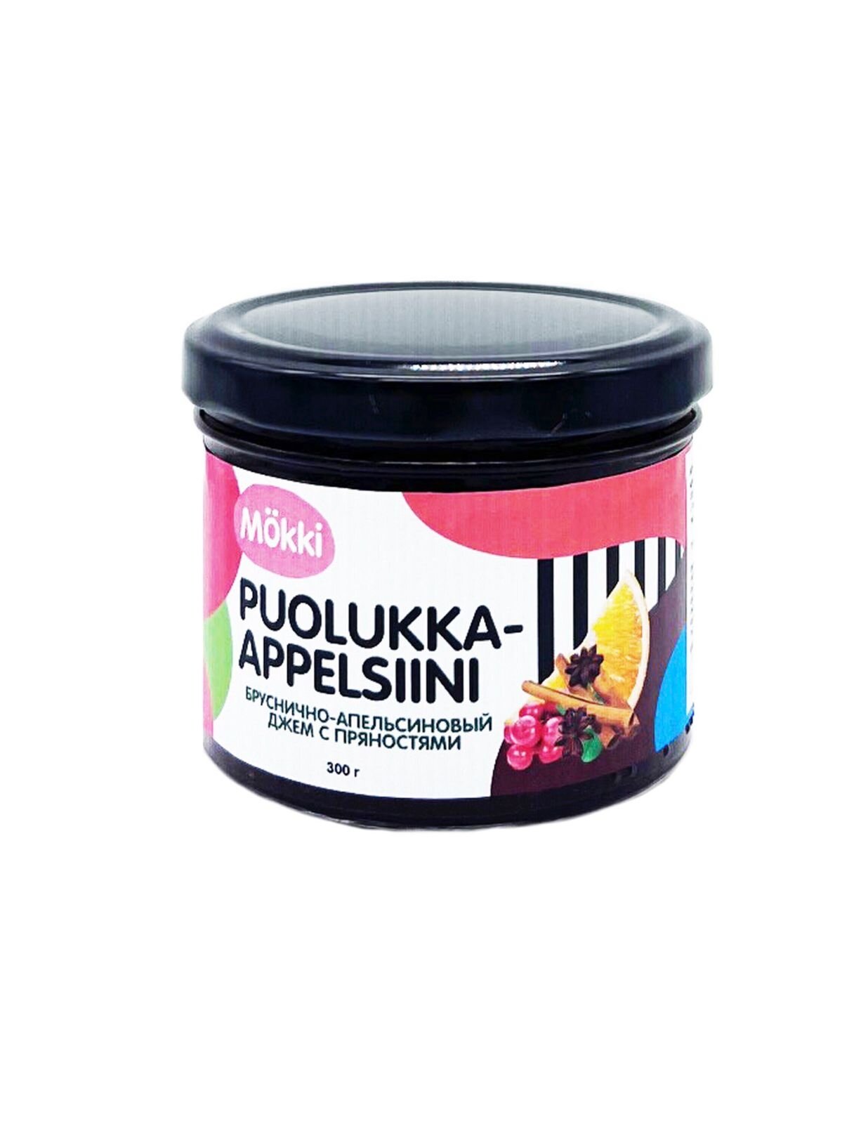 Джем бруснично-апельсиновый 300г