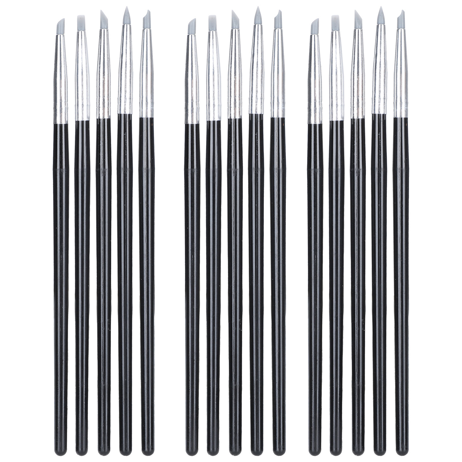 3 установленная глиняная глиняная скульптура краска кисти акварельная краска Силиконовая ручка разного размера