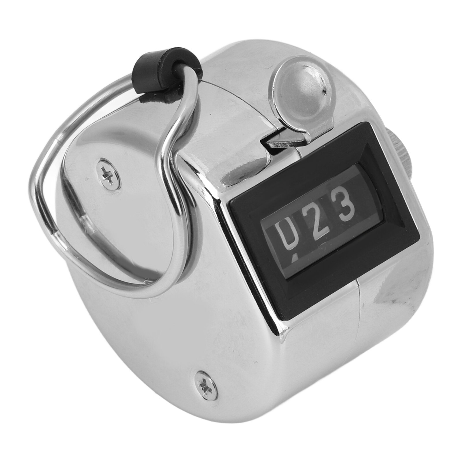 Ручной счетчик-кликер, 4-значный, четкая надпись, точный счетчик-кликер с металлическим корпусом для инвентаря товаров для рядовых людей