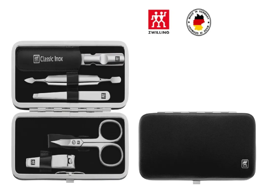 Маникюрный набор Zwilling Classic Inox Rahmenetui 5 предметов чехол кожа 97600-045-0