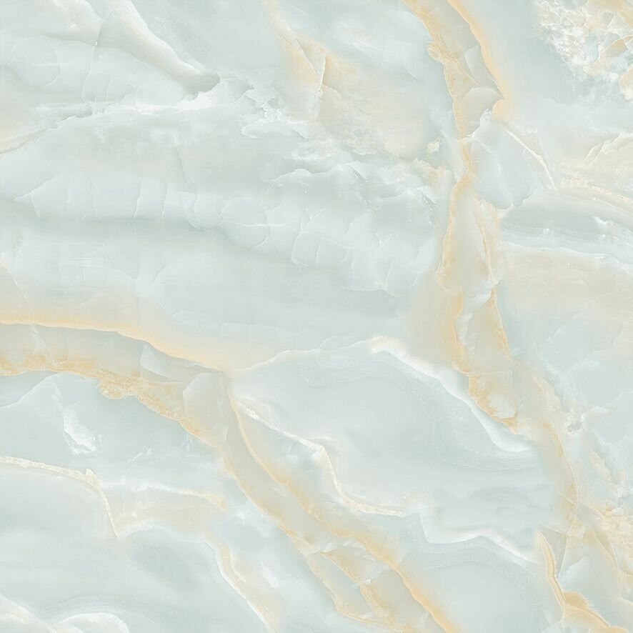 Керамогранит Ceradim (Керадим) Onyx Miraculous голубой 60х60 см полированный (1.44 м2)