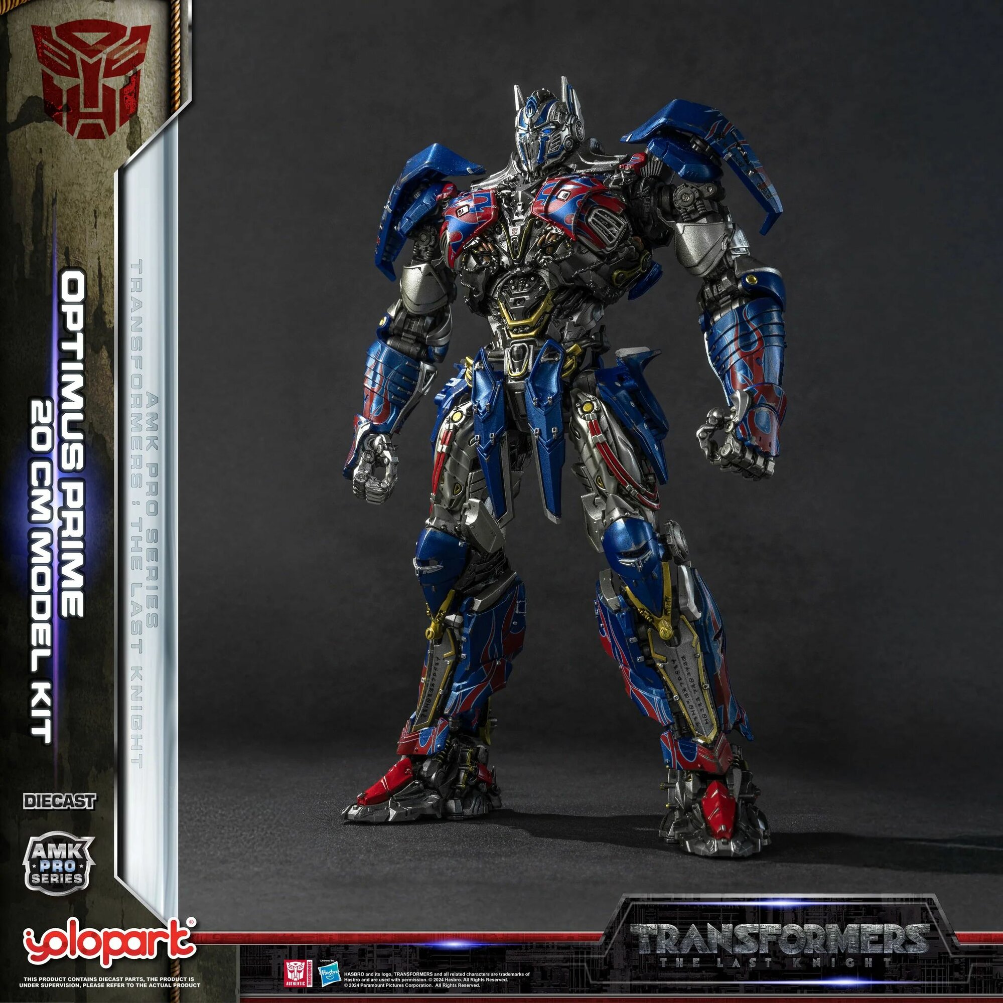 Трансформеры игрушки Hasbro Yolopark Transformers AMK PRO X Series Optimus Prime Model Kit-20cm; трансформеры фигурки
