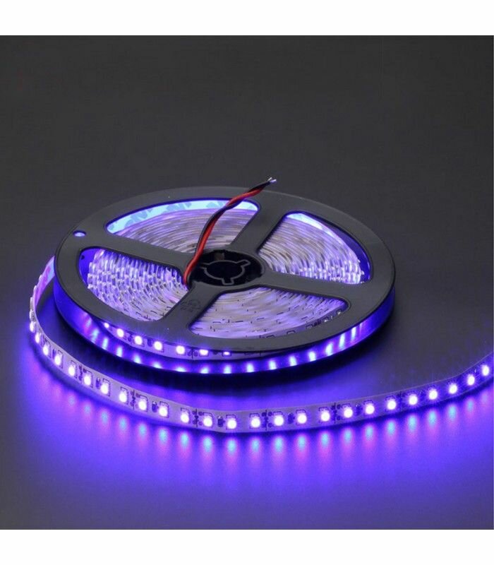 Светодиодная лента 2В. Катушка 5 метров. Цвет свечение: Синий. IP33