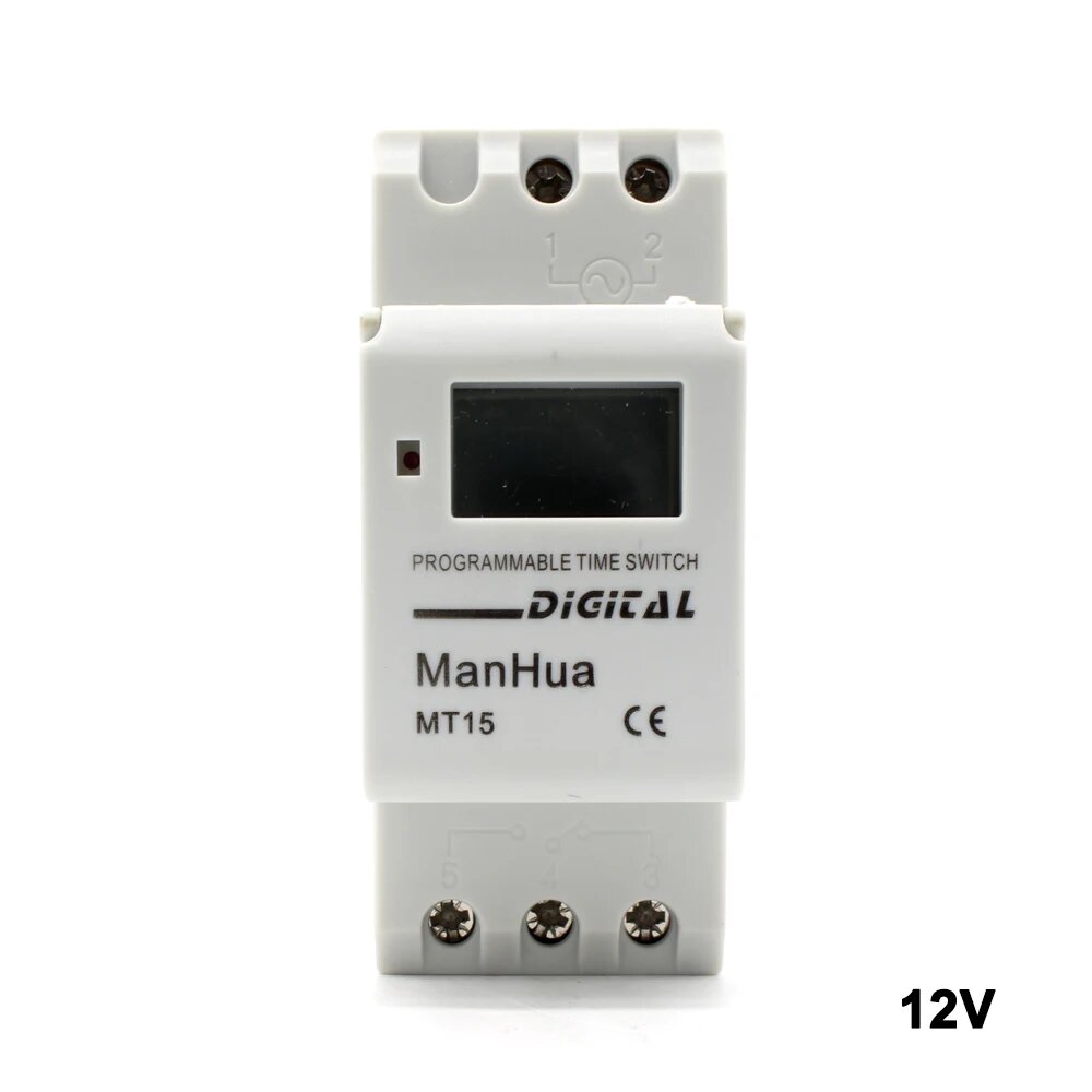 Цифровое реле времени ManHua MT15 220В 16А 16A 12V