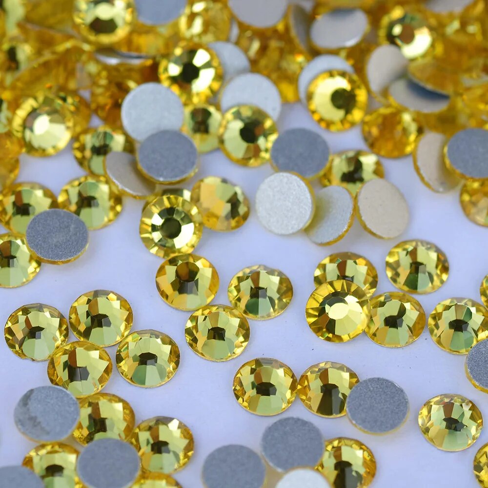 PUBRILEX Стразы Хрустальное стекло 1440 шт. SS4 1.6mm 1440 PCs, Citrine