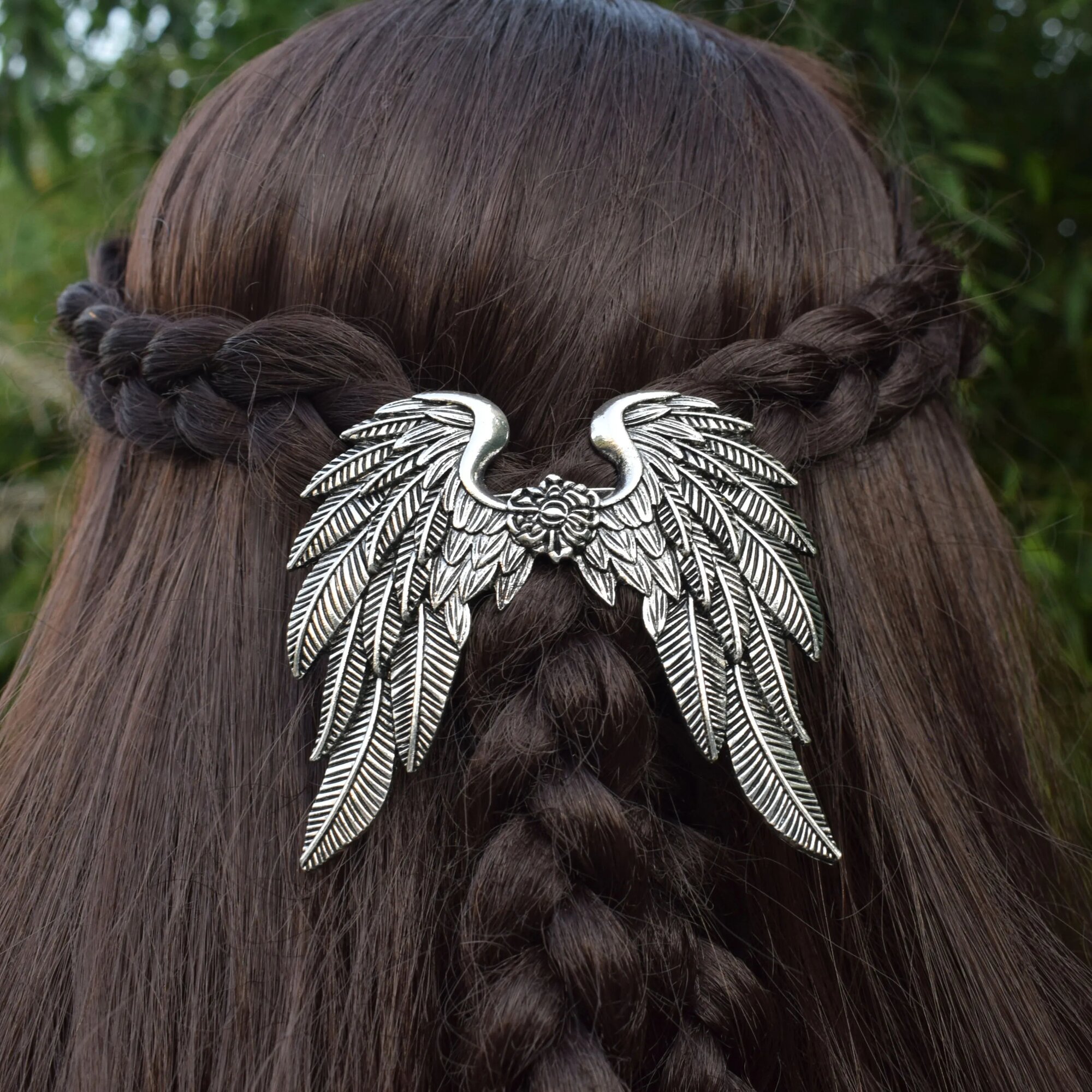 Заколка для волос Angel Wing, металл 02