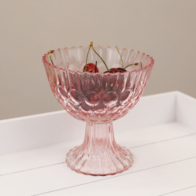 Креманка для десерта Мон Шери 380 мл 13*12 см, розовый, Kaemingk, 825611-4