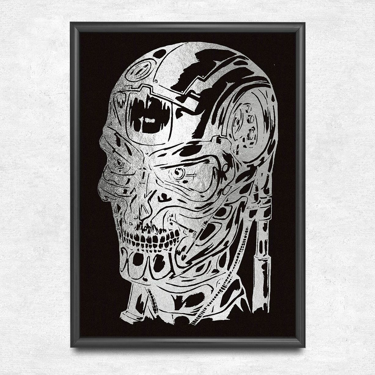 Постер по фильму Терминатор / плакат Terminator Судный день. Арнольд Шварценеггер