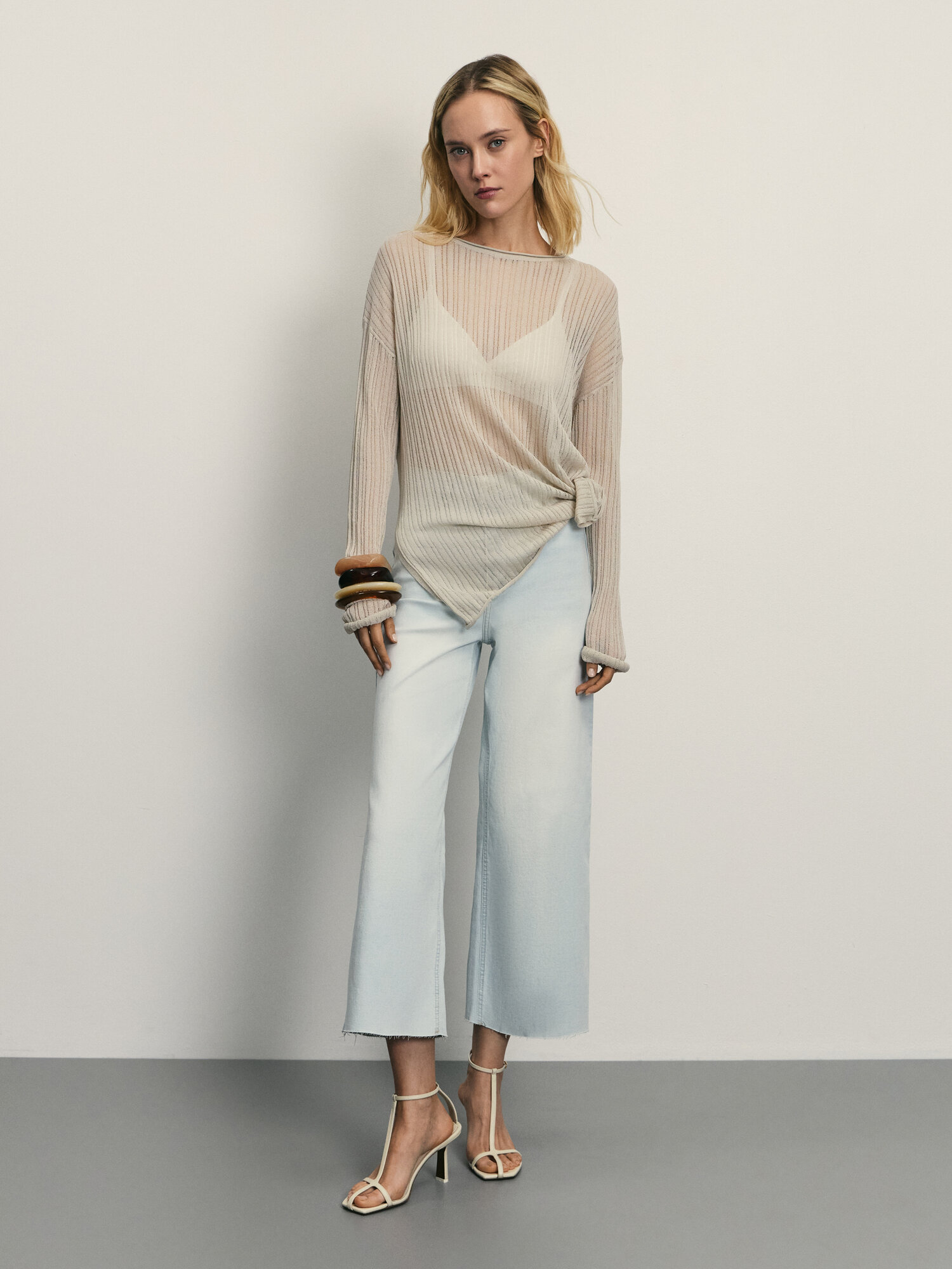 Джинсы кюлоты culottes 