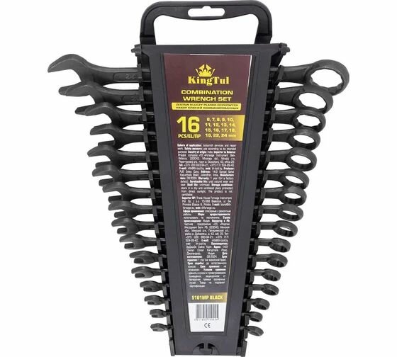 Набор ключей комбинированных 16 предметов KINGTUL