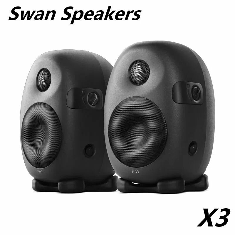 Активная акустическая система 28 Вт HiVi SWAN X3, Подходит для музыкальных плееров, мобильных телефонов, компьютеров