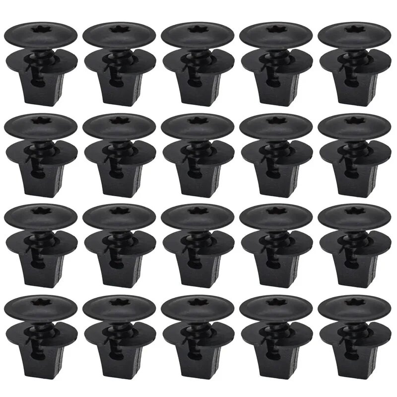 20/10 пар монтажных болтов для обшивки шасси крыла для Vw Torx, винтовой болт, арка бампера, брызговики, брызговики, крепление обшивки поддона 40pcs