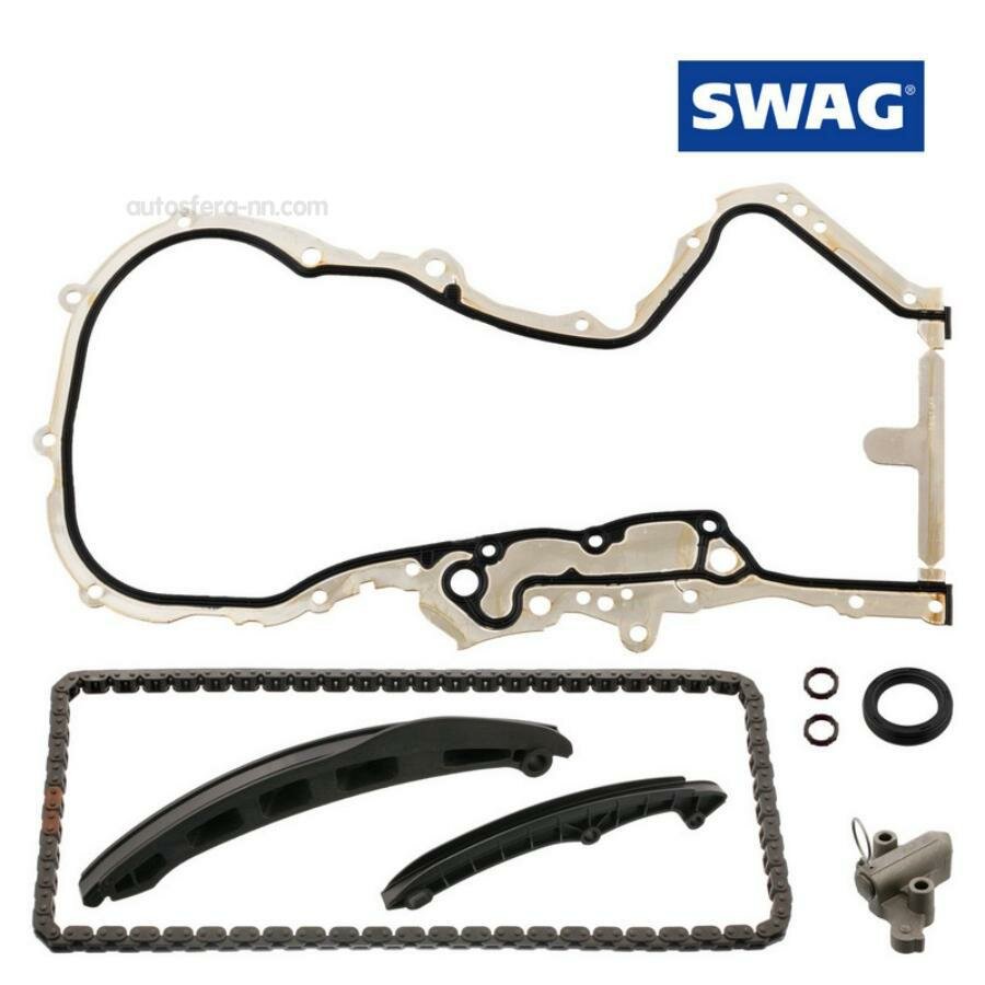 SWAG 30102423 К-кт цепи ГРМ VW JETTA IV 1.4TSI,1.6 10-18/TIGUAN I 1.4TSI 08-16