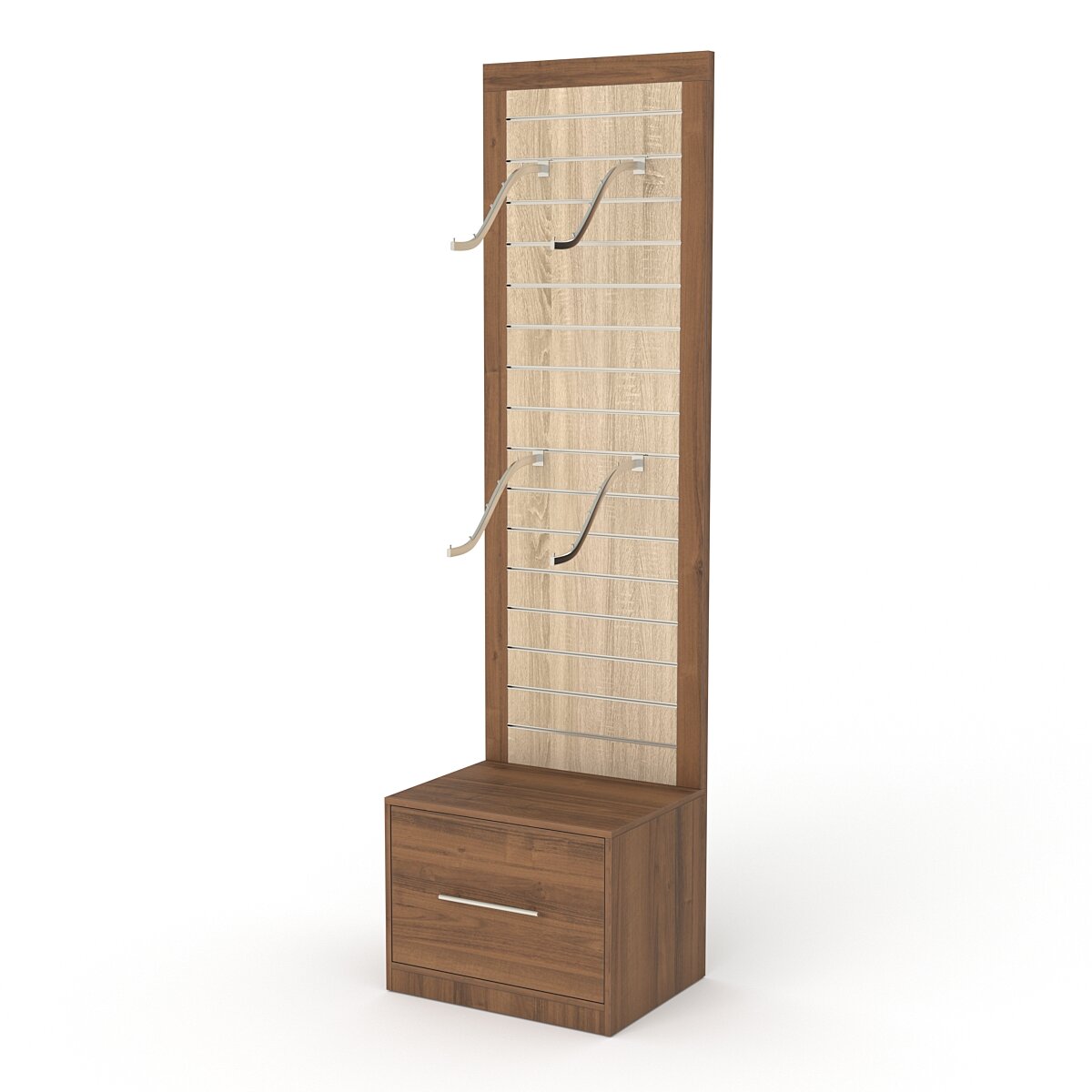 Стеллаж "профит" №1-600, Орех + Дуб Сонома. Производитель товара - компания Westcom.