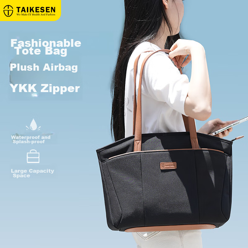 Taikesen Laptop Handbag Suitable for Apple, Lenovo, 15.6-Inch Huawei, 16-Inch Tote Bag, Shoulder Bag, Large Capacity for Women