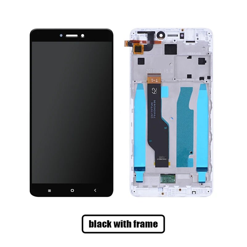 ЖК-дисплей для Xiaomi Redmi Note 4X с сенсорным экраном и дигитайзером в сборе для 5,5 дюймов Redmi Note 4 глобальная версия с рамкой Black with frame