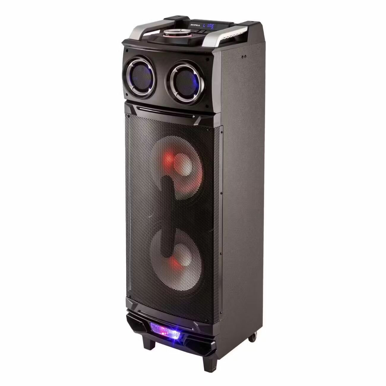 Портативная аудиосистема Supra SMB-980, 180Вт, FM, Bluetooth, USB, черная