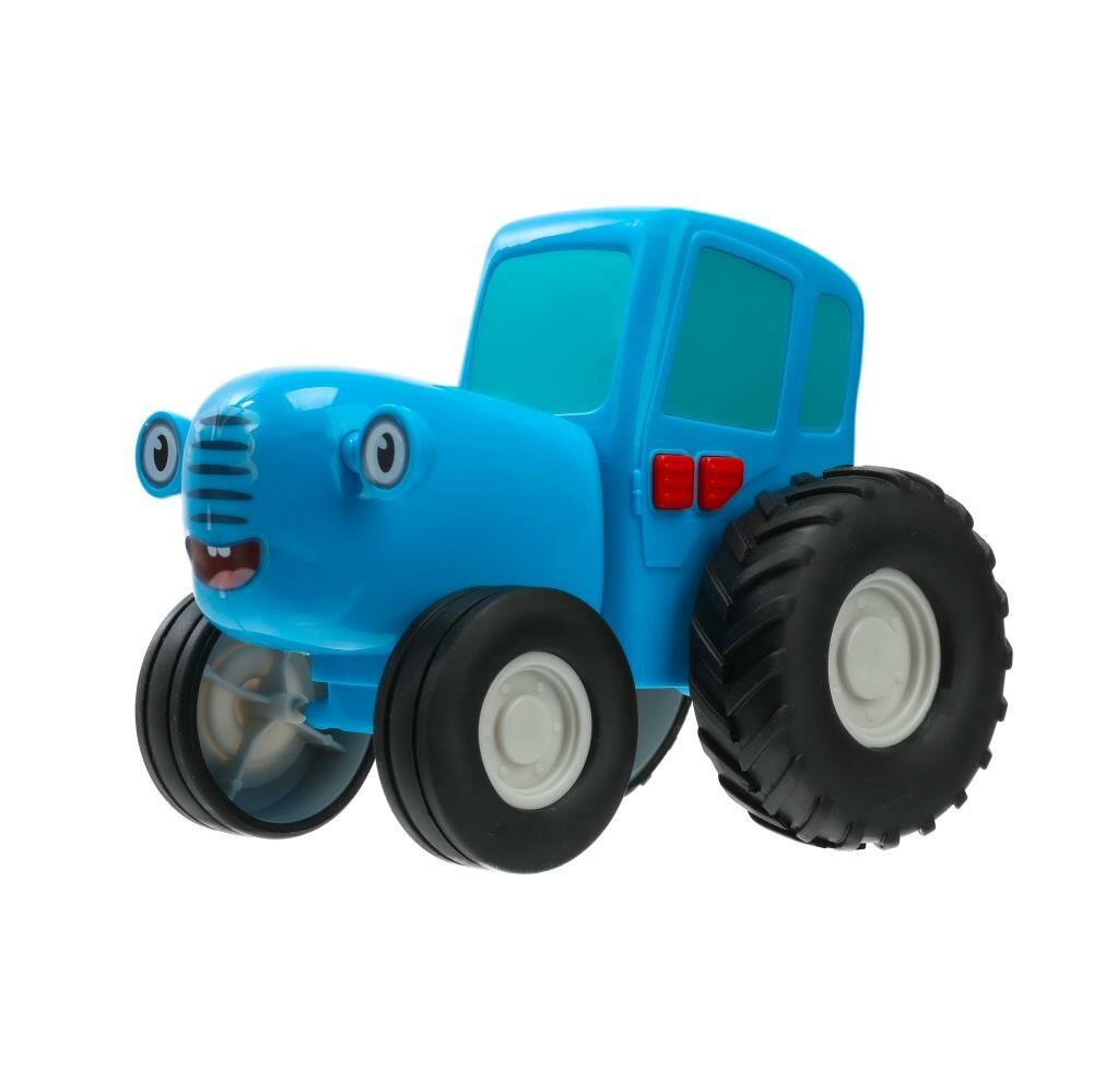 Модель Технопарк Синий трактор, синий, инерционный, свет, звук, 15 см BLUTRA-15PL