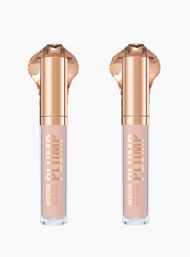 Блеск-плампер Stellary для губ Lip Plumping Gloss Poison Kiss, 4 мл, тон 02, Cobra bite - 2 штуки