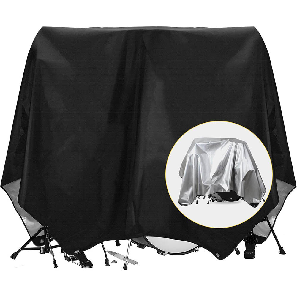 Чехол от пыли для джазовых барабанов, 200*250 см, устойчивая к радиации низкотемпературная нейлоновая ткань с серебряным покрытием, хороший материал