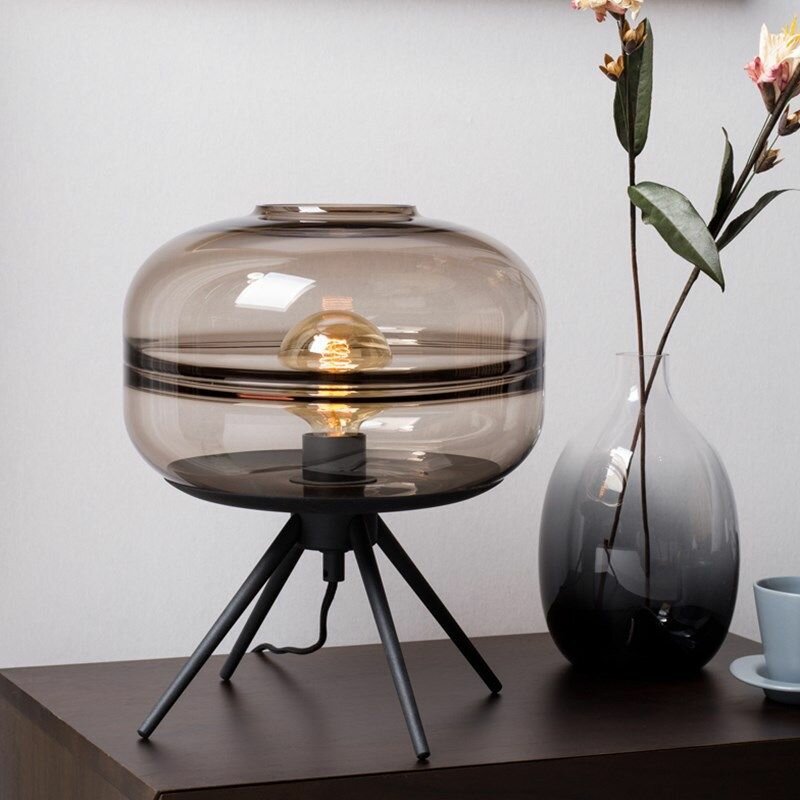 Лампа интерьерная светильник настольный Klar Smoky