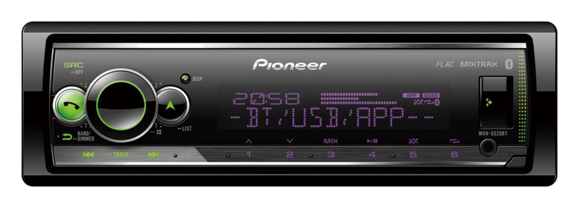 Автомагнитола PIONEER MVH-S520BT