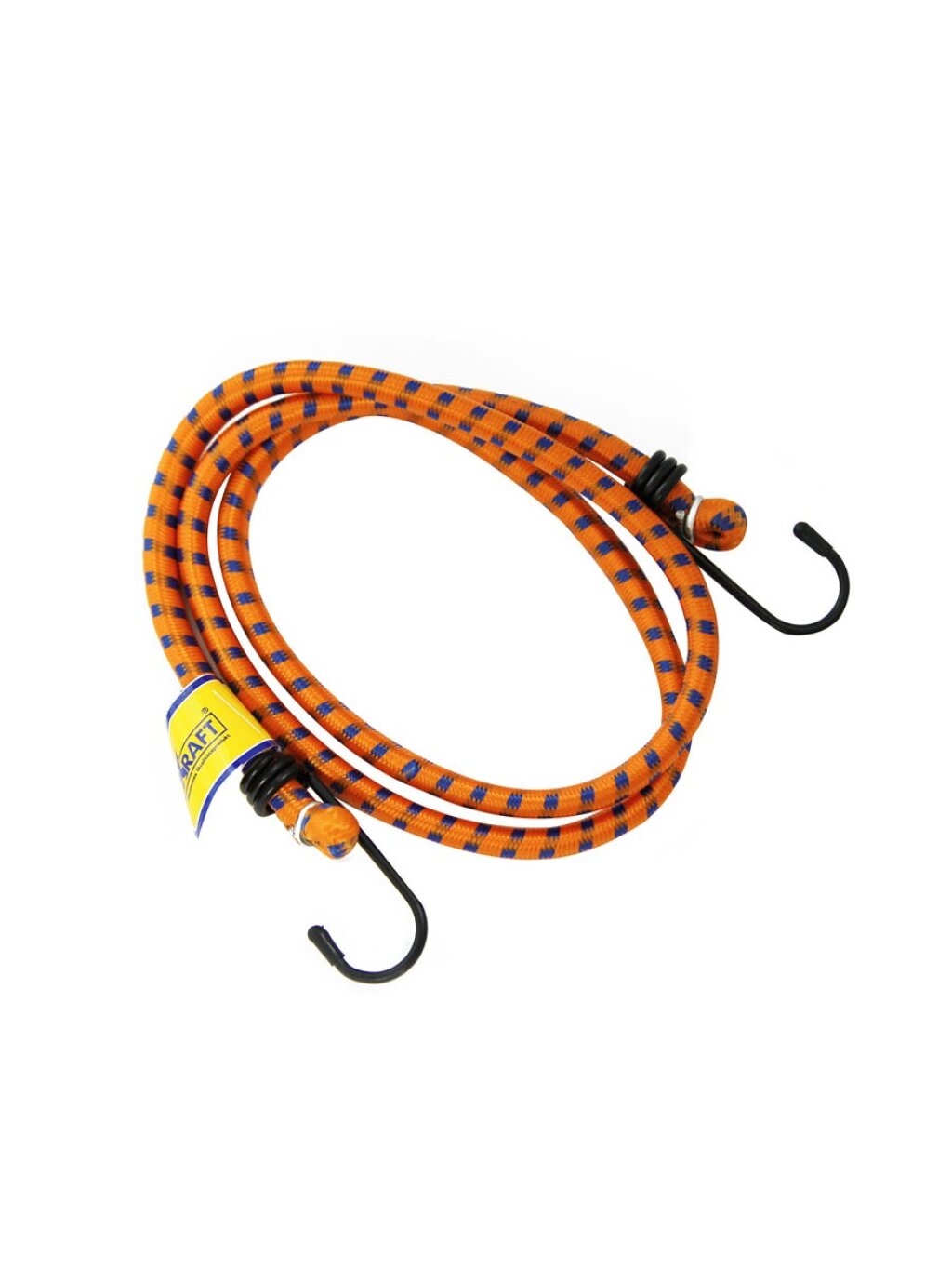 Набор резинок в багажник (60 см) "KRAFT" (D=8 мм, метал. крючки) (2 шт.)